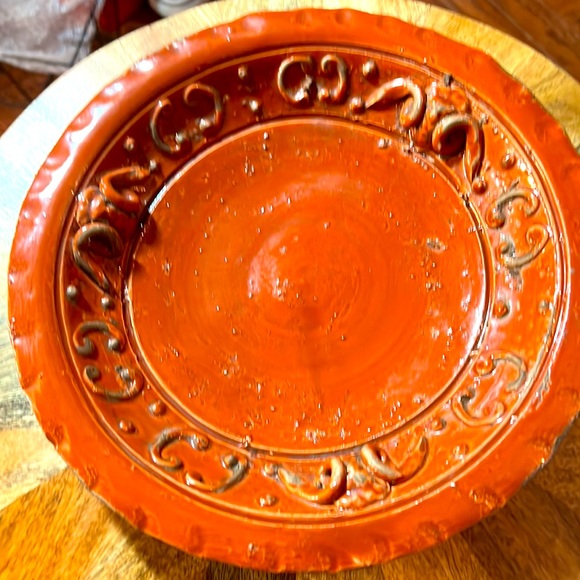 Italian | Art | Vintage Italian Clay Glazed Decorative Wall Hanging Or ...